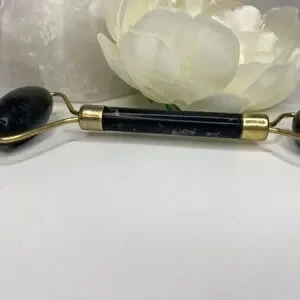 Curated by Megan | Bath & Body | New Obsidian Stone Facial Roller Black ...